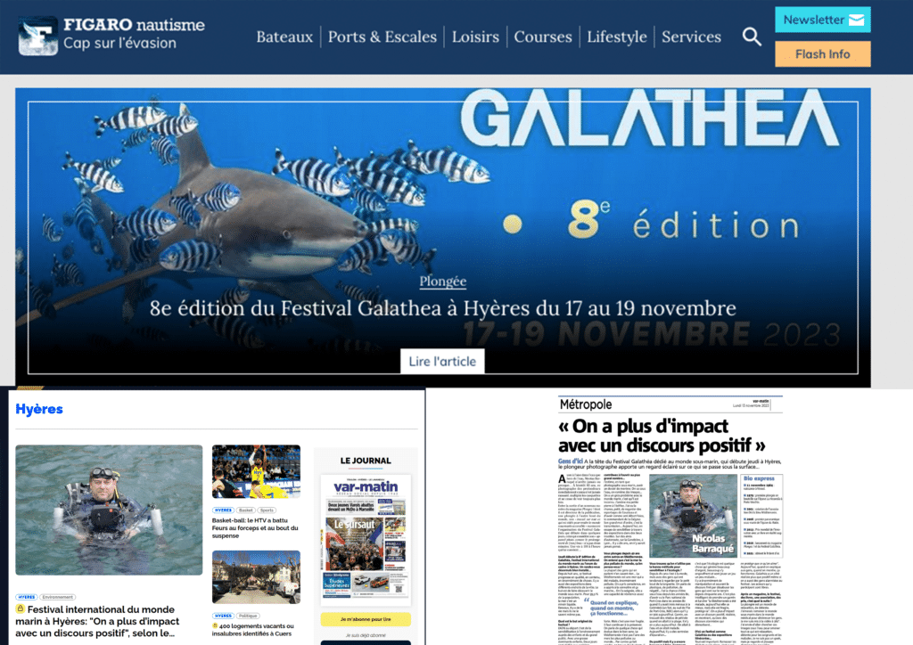 On parle de nous ! - Galathea - Festival International du monde marin ...